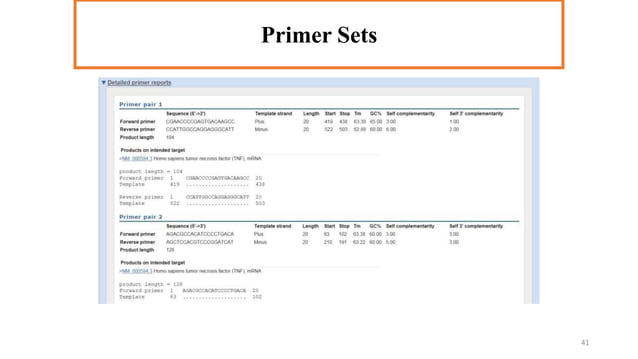 INSILICO_PCR_&_PRIMER_DESIGN_methods.pptx | Biological Sciences | Science