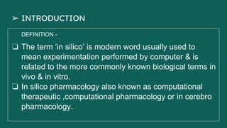 In Silico Pharmacology for Drug Discovery_ A systematic review on ...