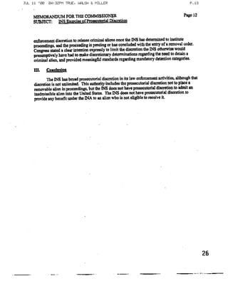 Ins immigration prosecutorial discretion memo from general counsel | PDF