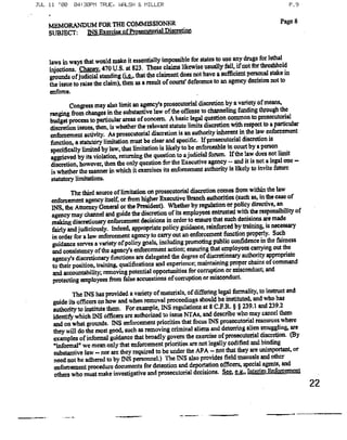 Ins immigration prosecutorial discretion memo from general counsel | PDF