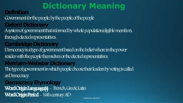 In simple democracy 3