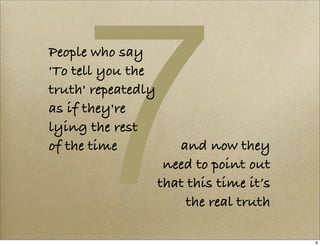 17 Insincere Traits From People Who Claim To Be Sincere | PDF