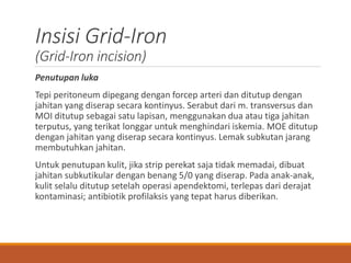 Insisi abdomen pada anak | PPTX