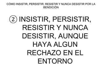 Insistir, persistir, resistir y no desistir | PPTX