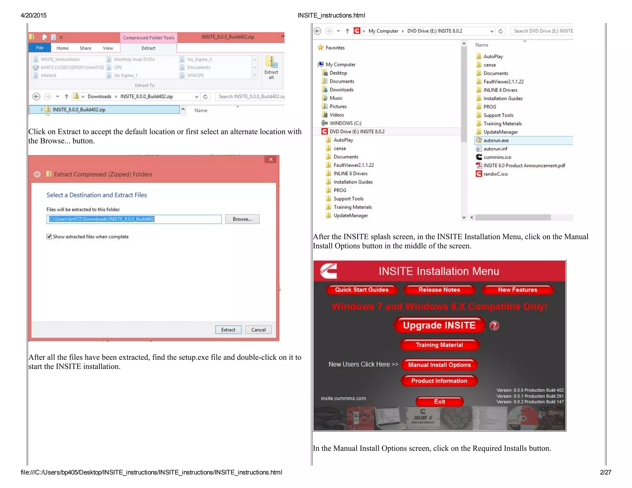 cummins Insite instructions | PDF