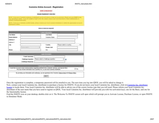 cummins Insite instructions | PDF