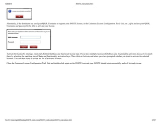 cummins Insite instructions | PDF