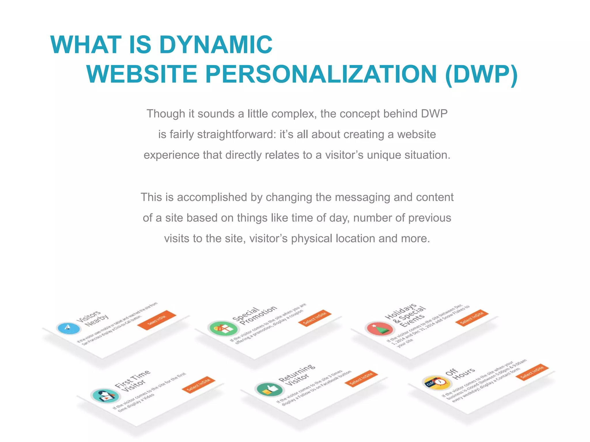 Dynamic Website Personalization Overview | PPT