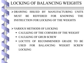 INSIITU BALANCING FOR ROTATING MACHINERY | PPT | Weightlifting | Sports