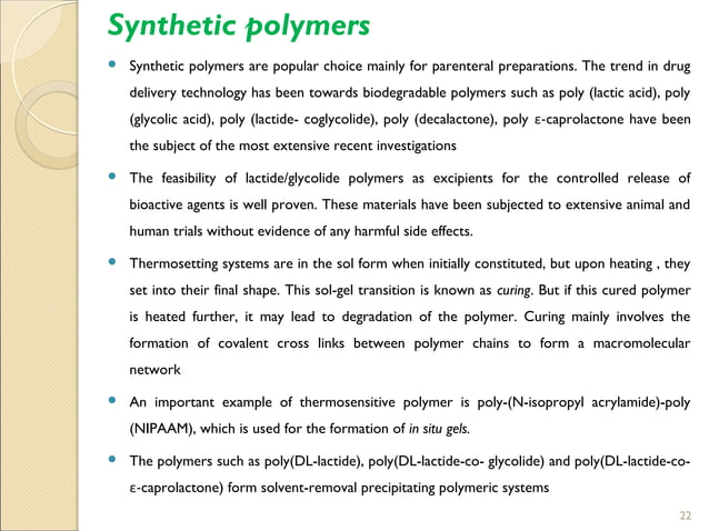 Insitu gel drug delivery system | PPT