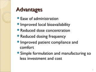 Insitu gel drug delivery system | PPT