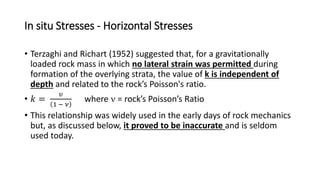 In situ & induced stresses | PDF