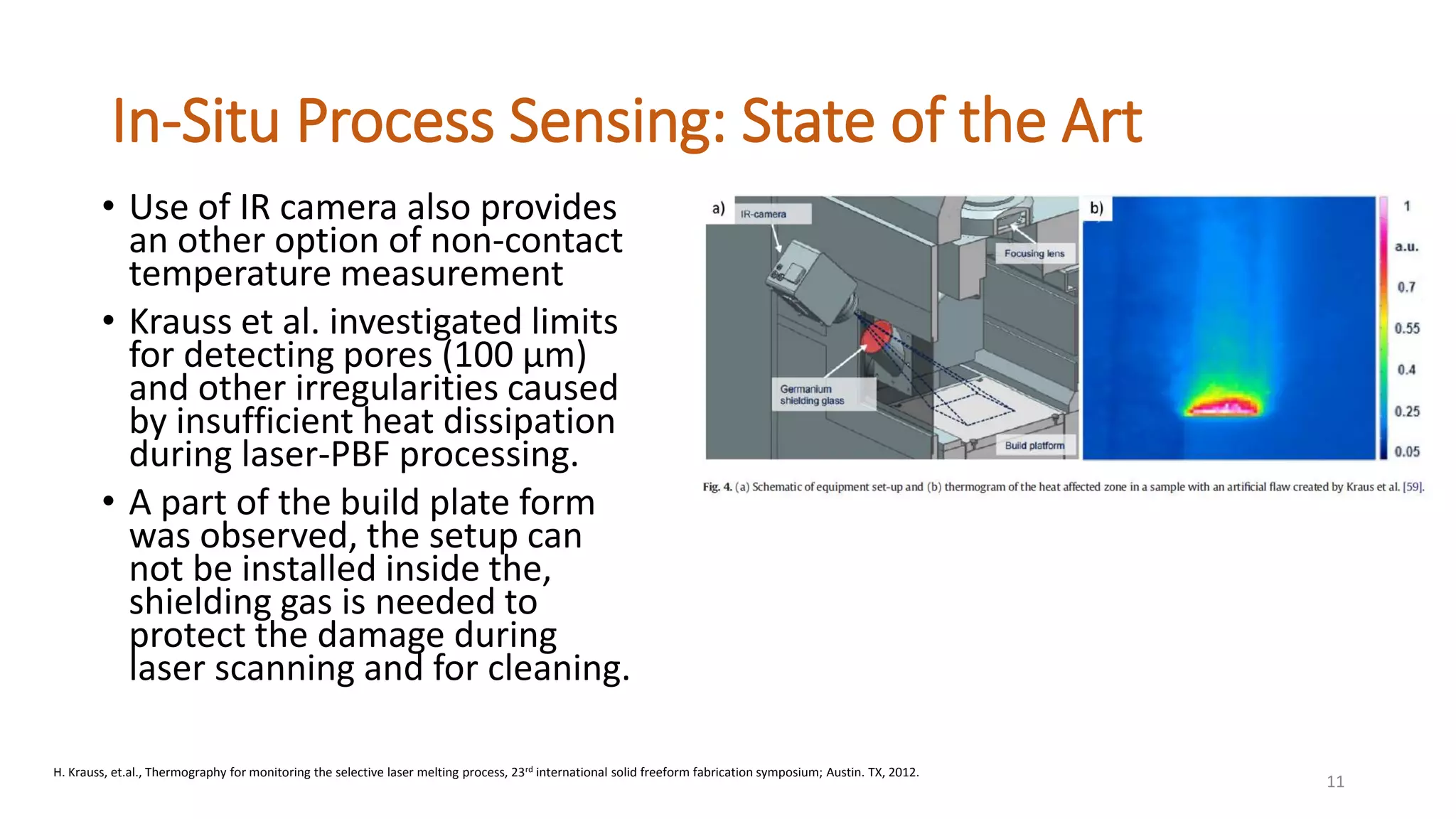 In Situ Process Monitoring Of Selective Laser Melting Ppt