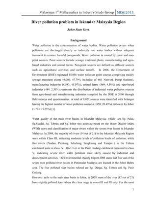 Inskandar river pollution | PDF