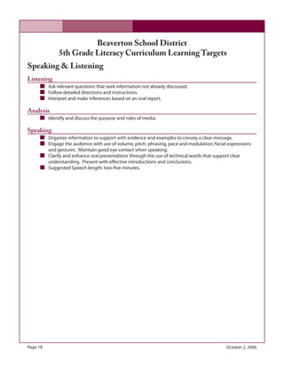 Ins learning target_literacy_grade_5 | PDF