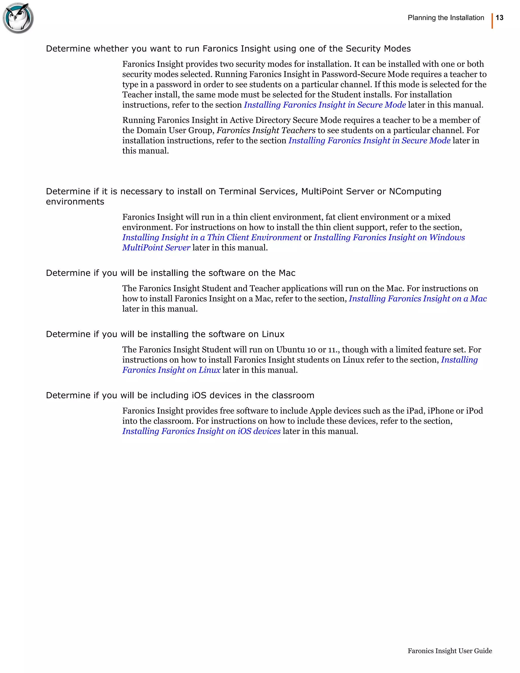 Faronics Insight User guide | PDF