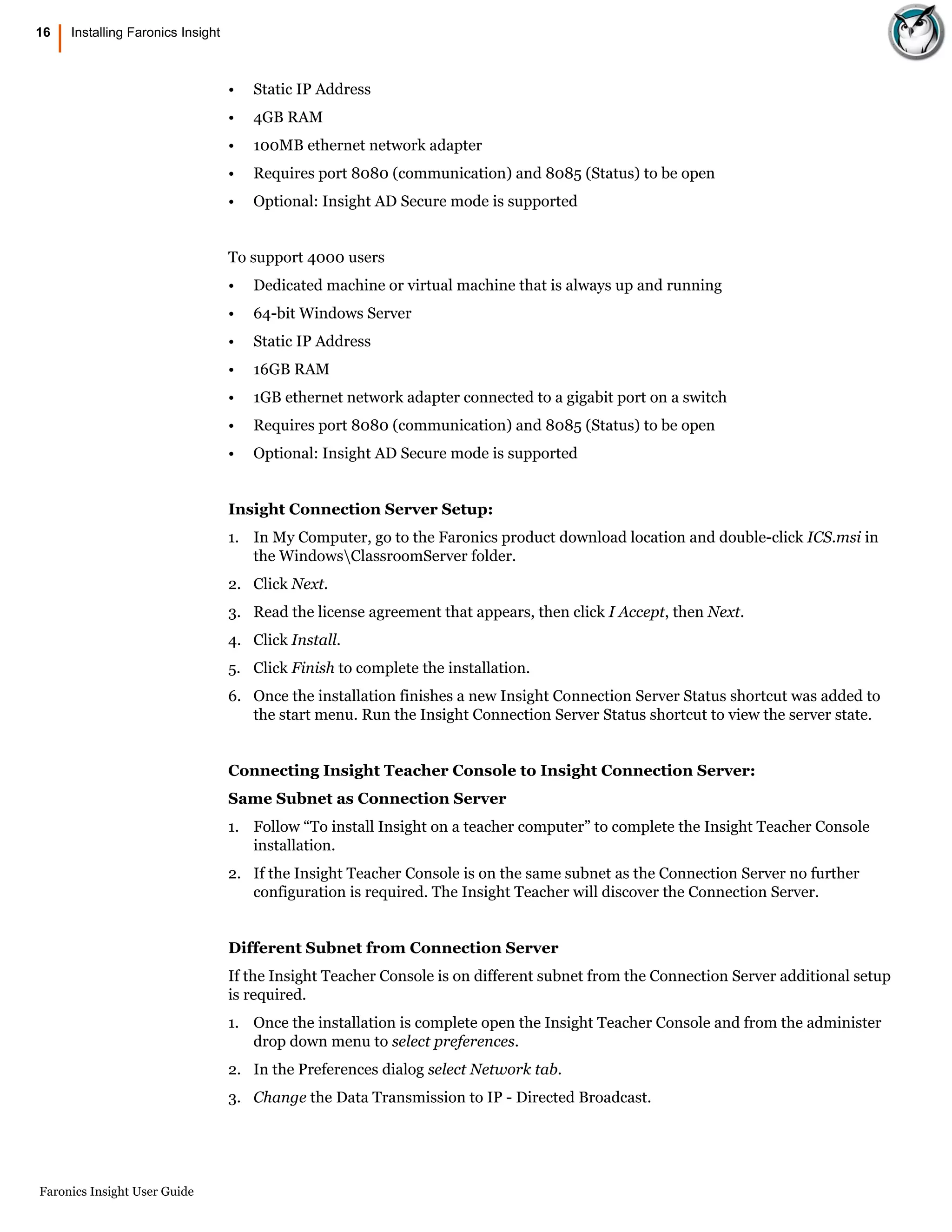 Faronics Insight User guide | PDF