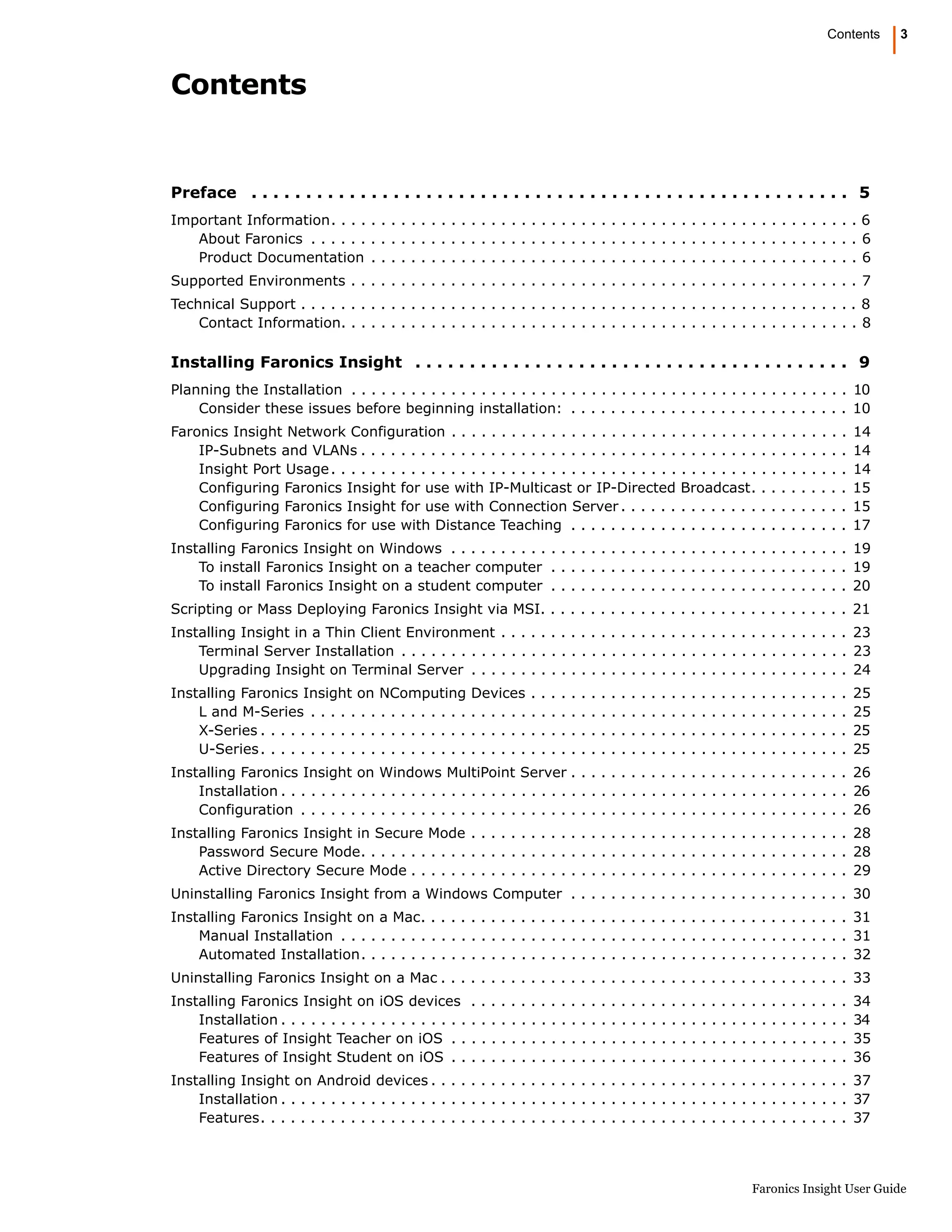 Faronics Insight User guide | PDF