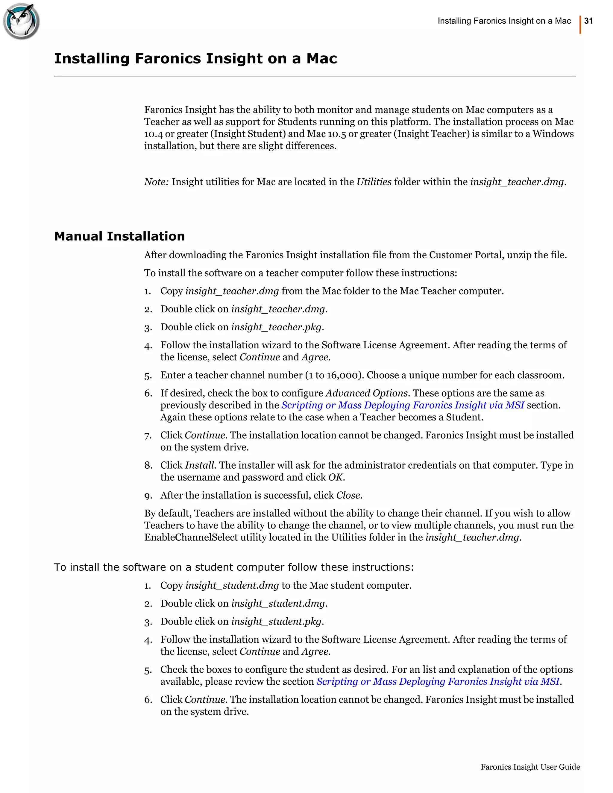 Faronics Insight User guide | PDF