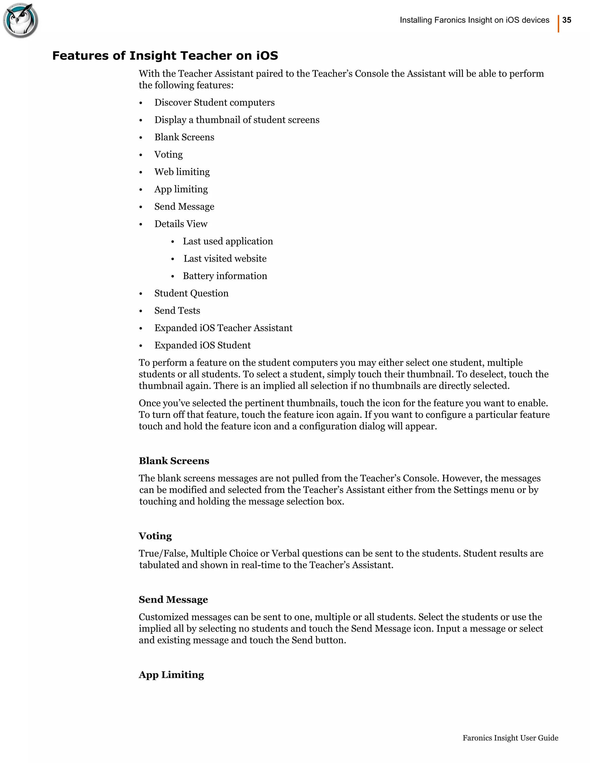 Faronics Insight User guide | PDF