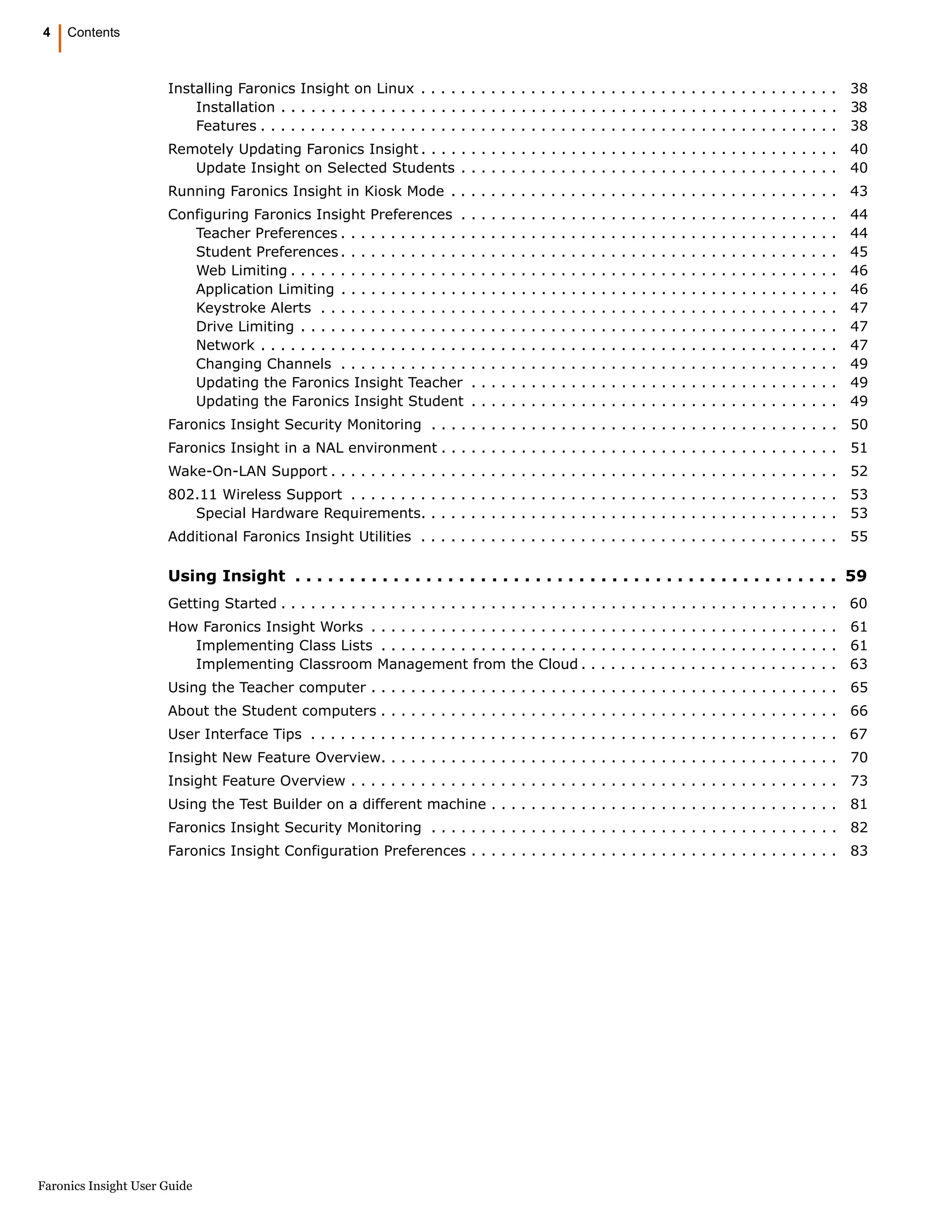 Faronics Insight User guide | PDF