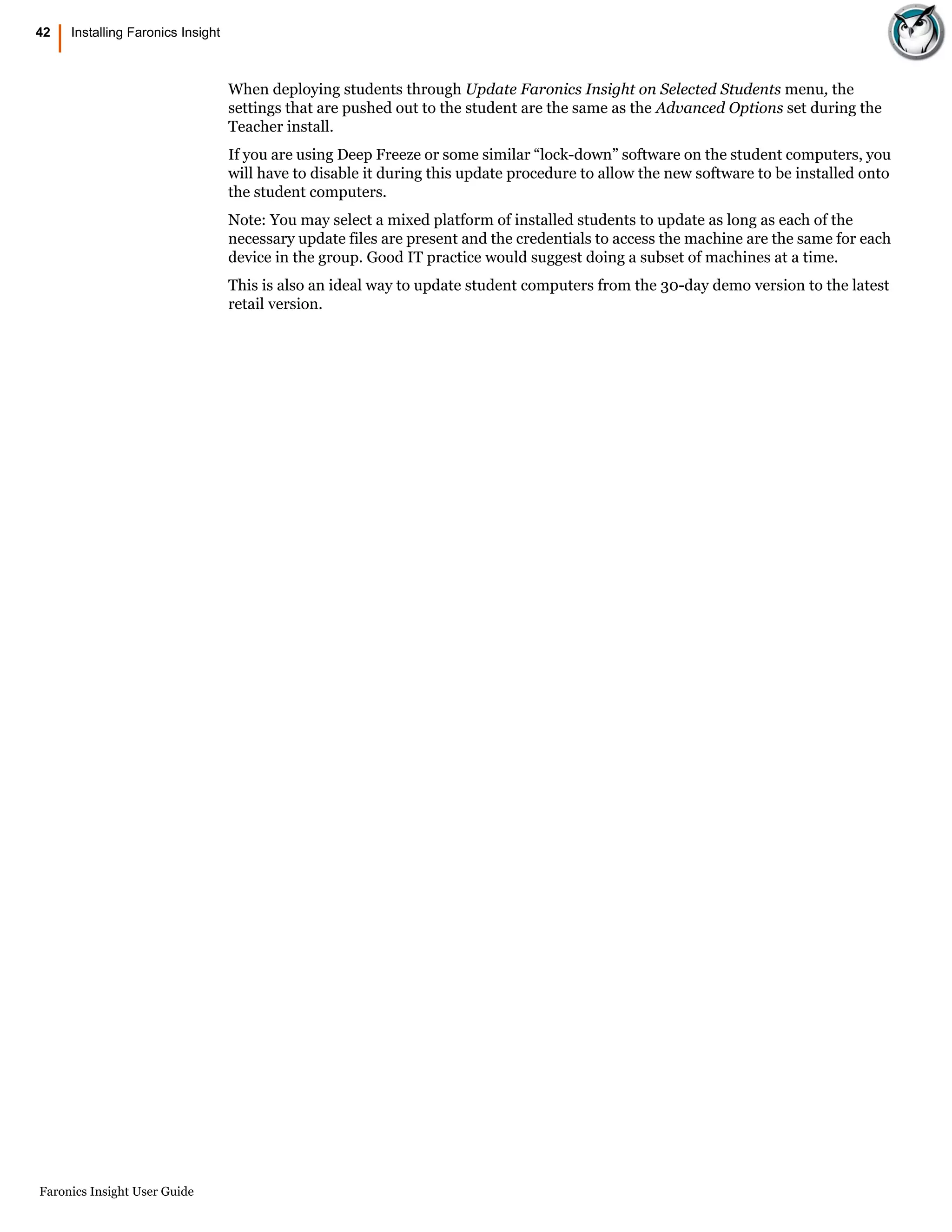 Faronics Insight User guide | PDF