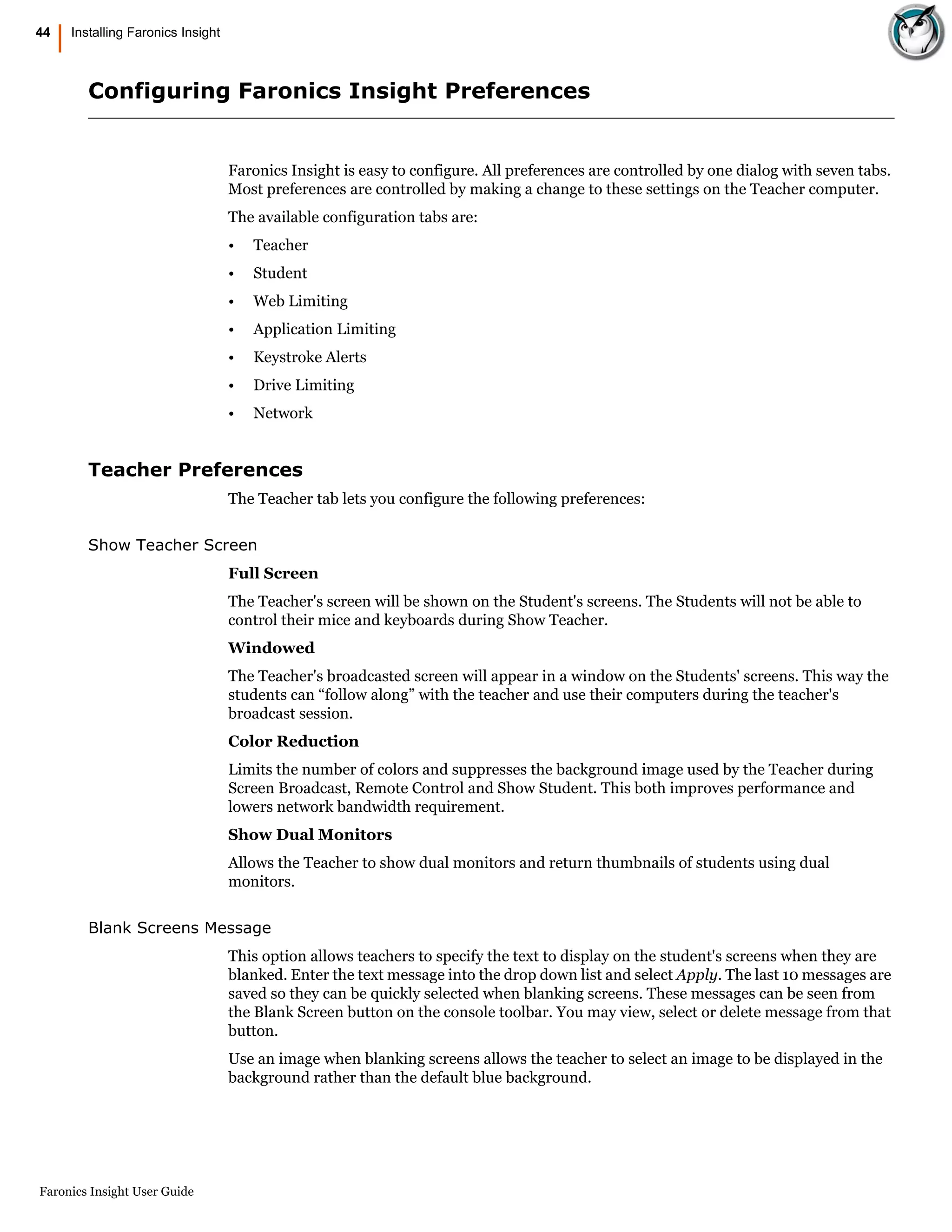 Faronics Insight User guide | PDF