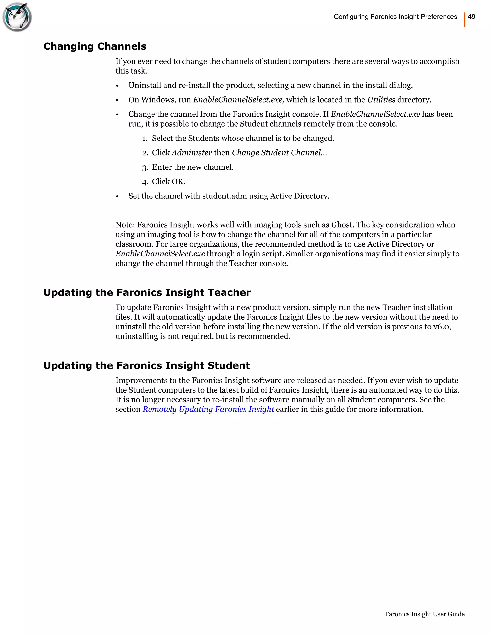 Faronics Insight User guide | PDF