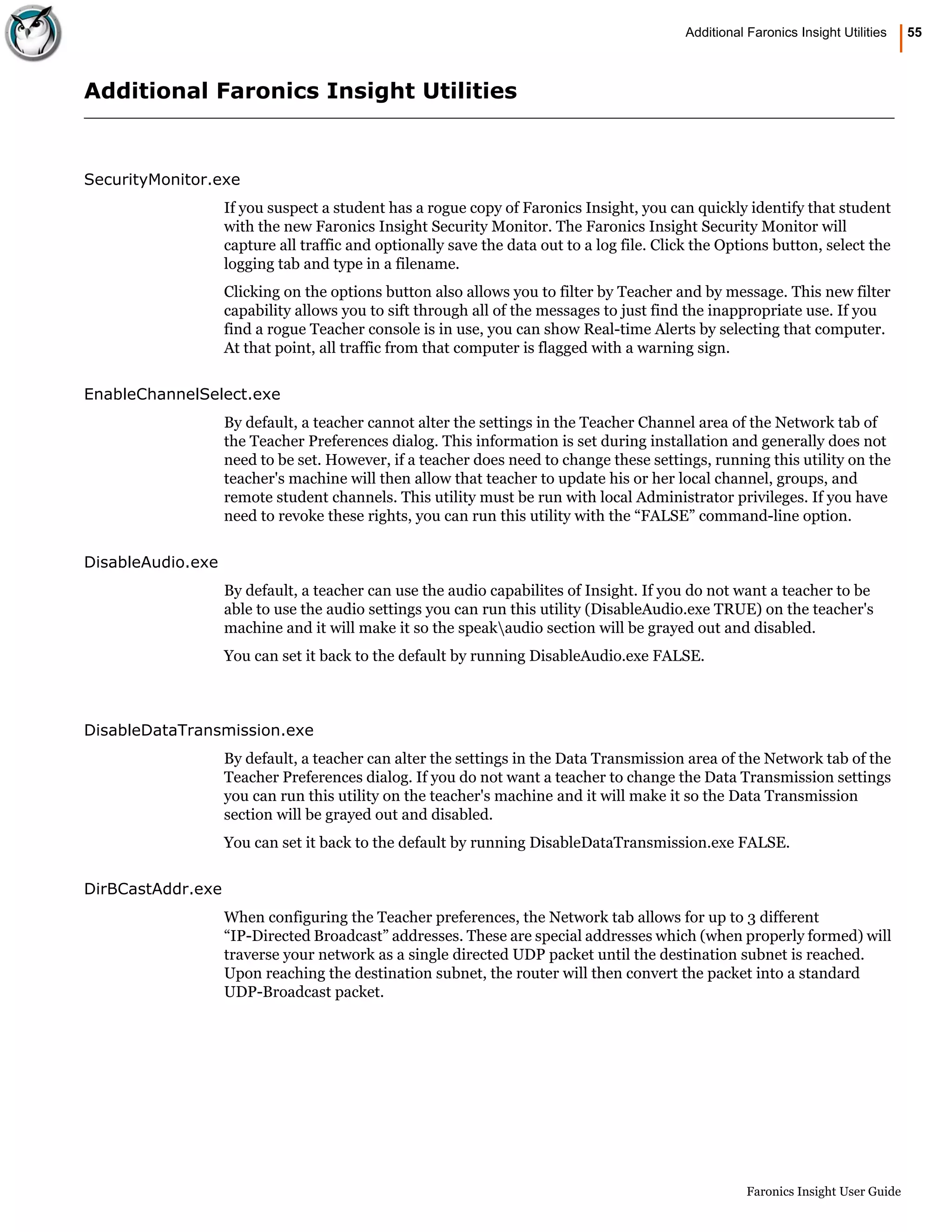 Faronics Insight User guide | PDF