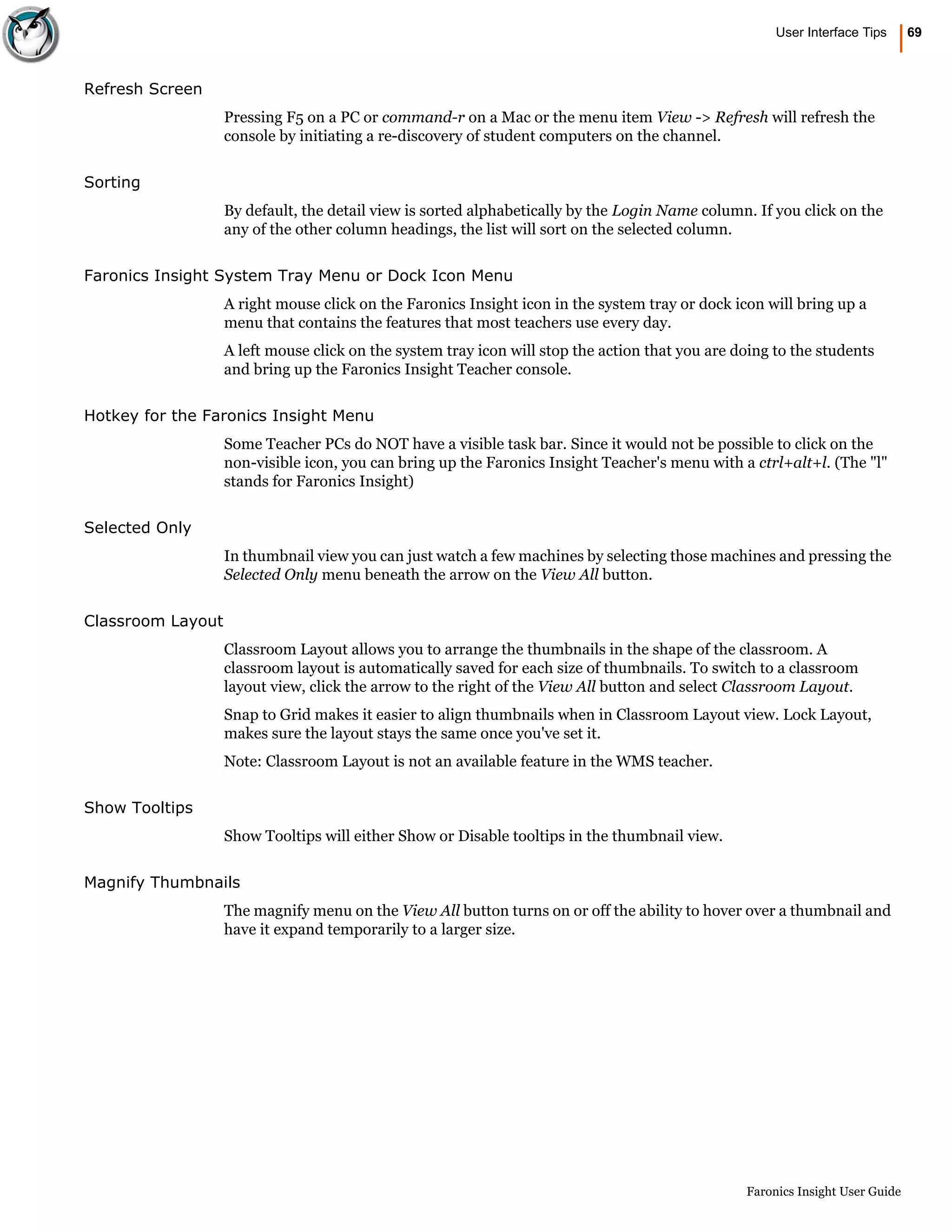 Faronics Insight User guide | PDF