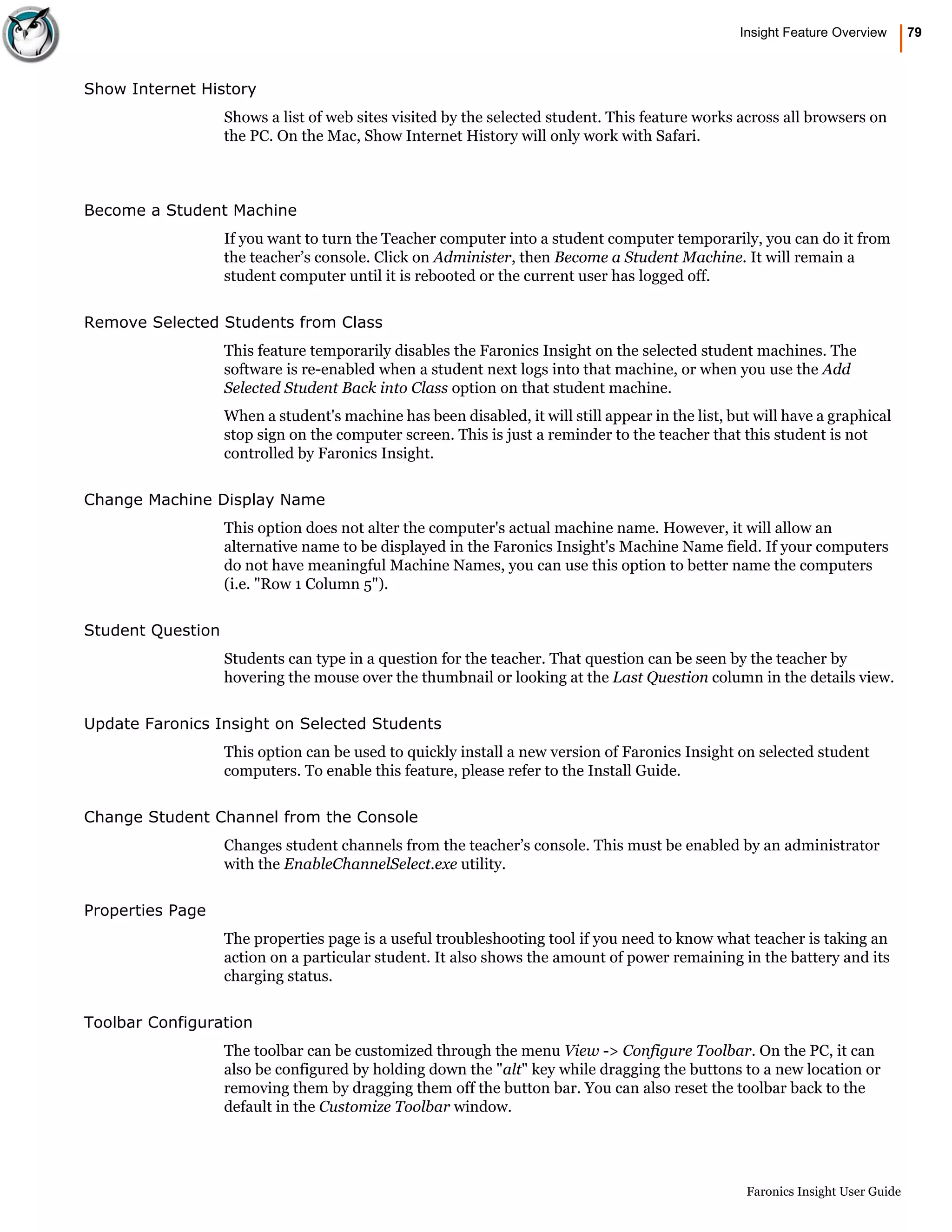 Faronics Insight User guide | PDF