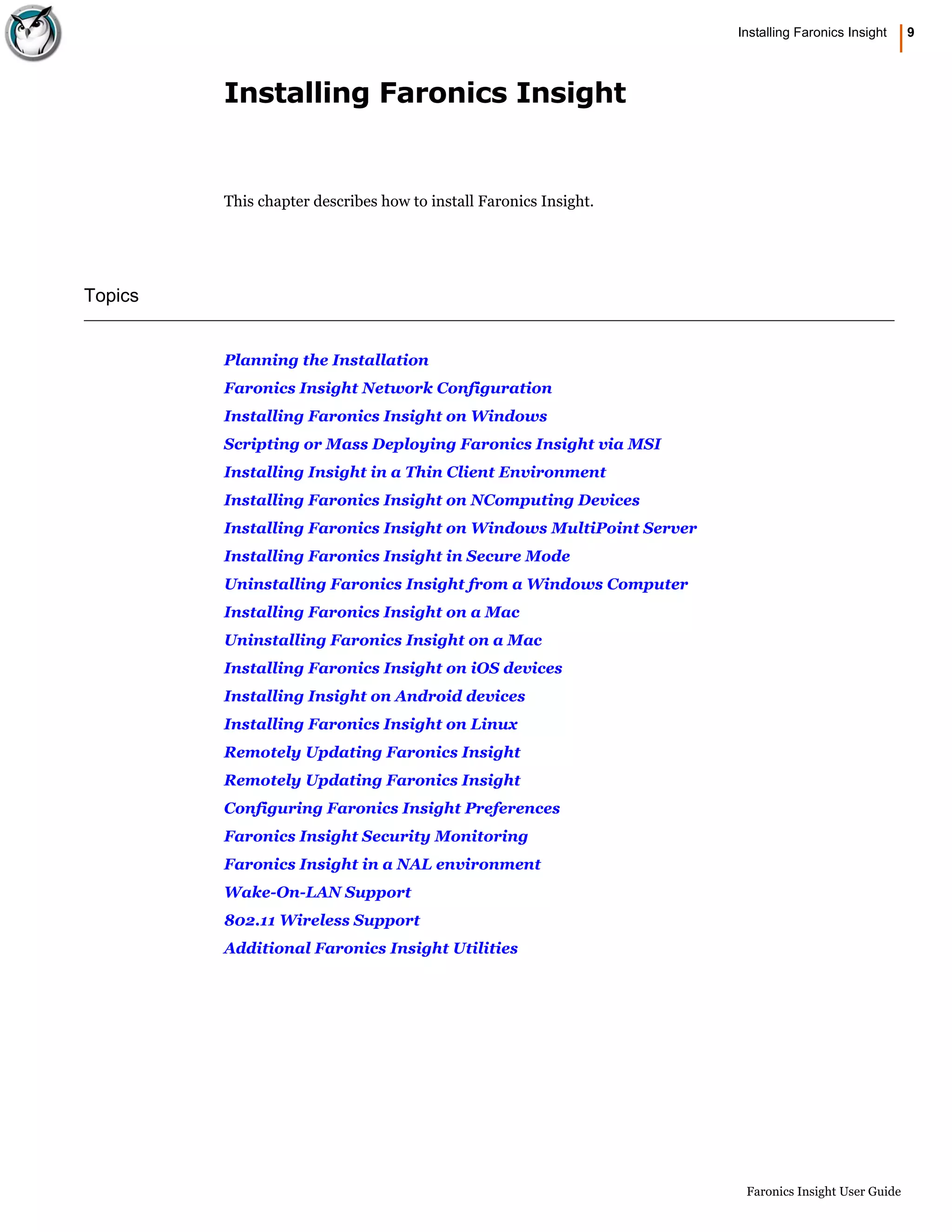 Faronics Insight User guide | PDF