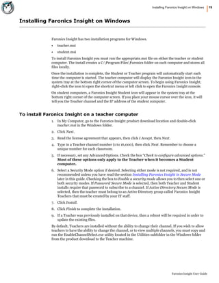 Faronics Insight User guide | PDF