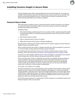 Faronics Insight User guide | PDF