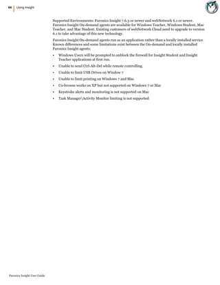 Faronics Insight User guide | PDF
