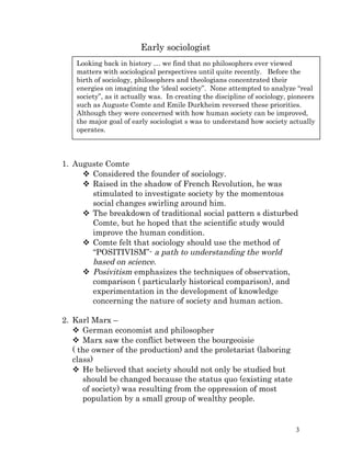 Insocio lecture 1 nature of sociology | DOC