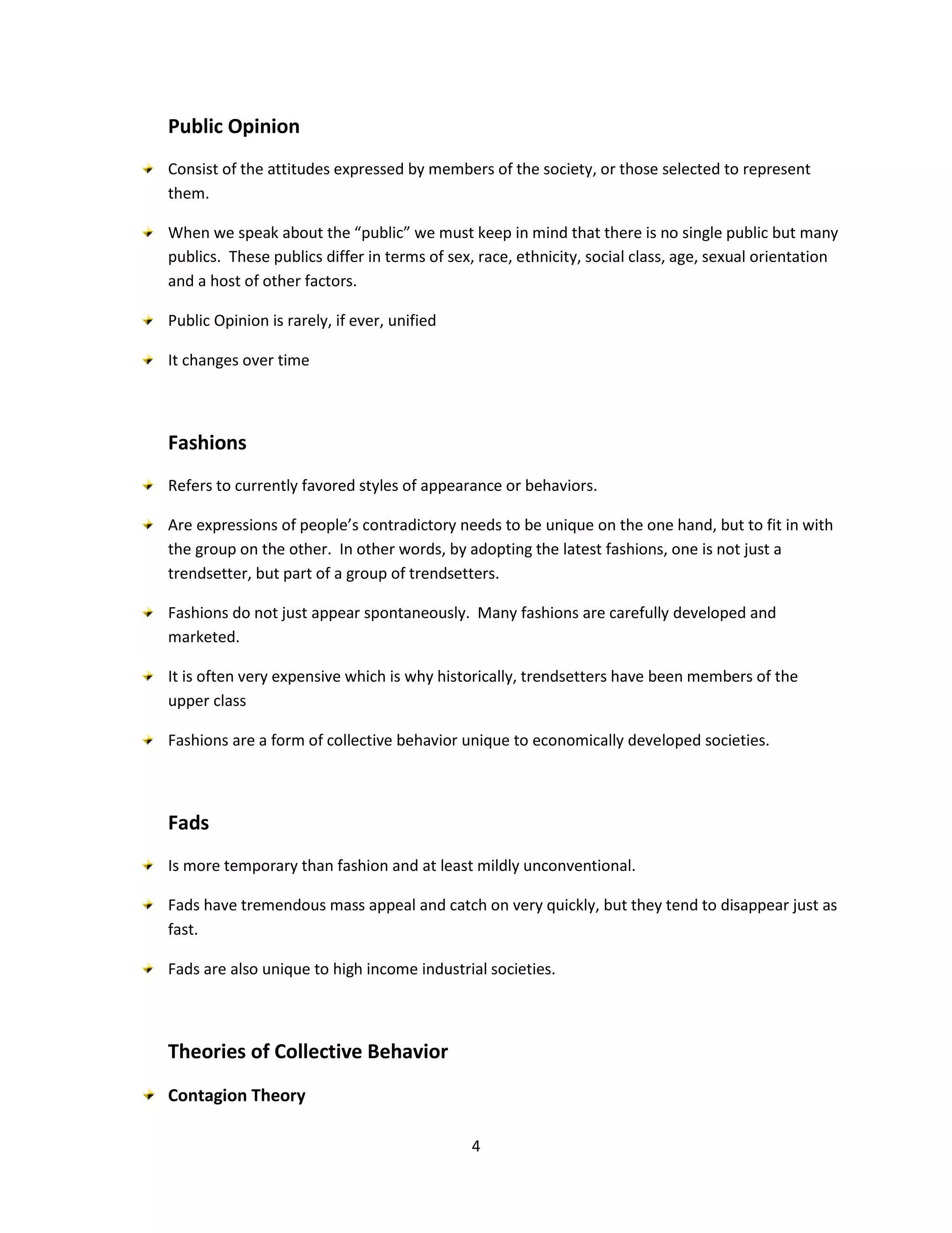 Insocio lecture 8 collective behavior | DOCX