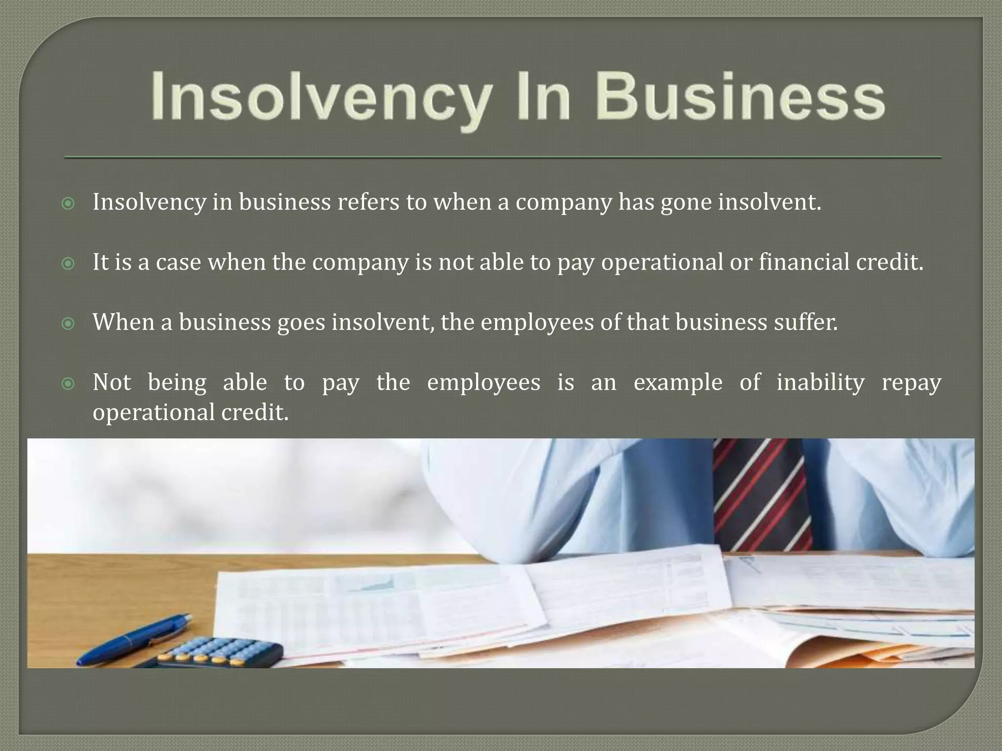 What Is Insolvency and Bankruptcy in India | PPT
