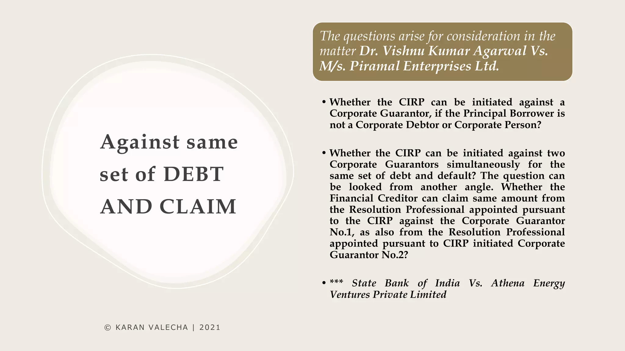 Insolvency Resolution Process of Guarantors under IBC | PPTX