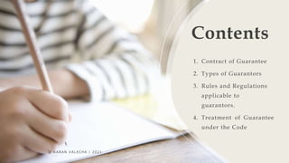 Insolvency Resolution Process of Guarantors under IBC | PPTX