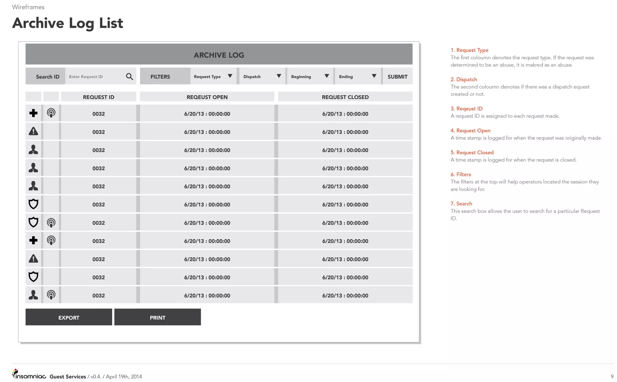 UX Design Alert App | PPT