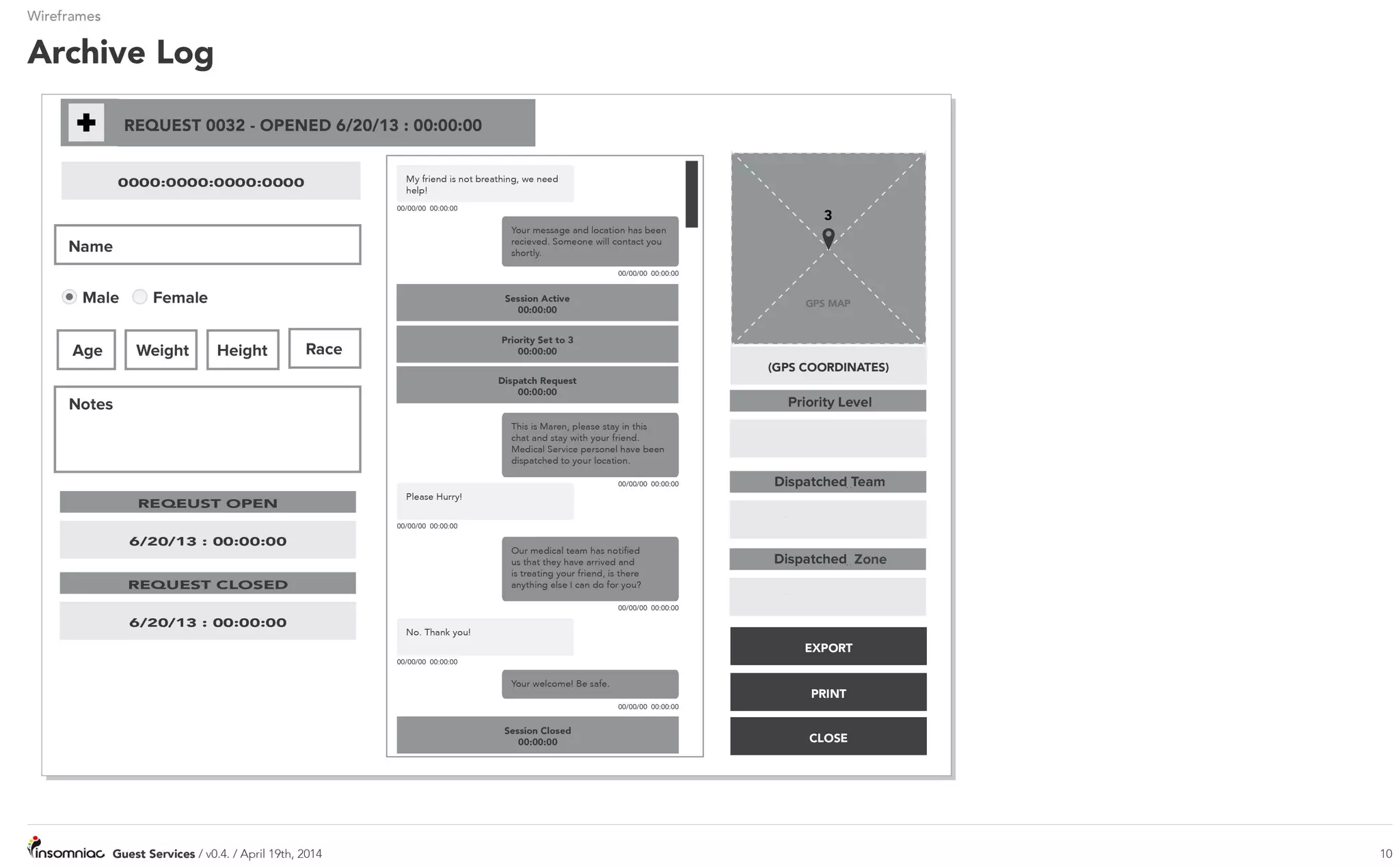 UX Design Alert App | PPT