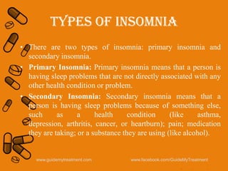 Insomnia: The Sleeping Disorder | PDF