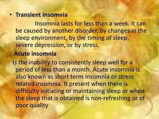 Insomnia | PPTX