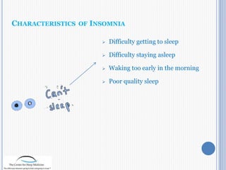 Insomnia - Common symptoms,causes and treatment | PPTX