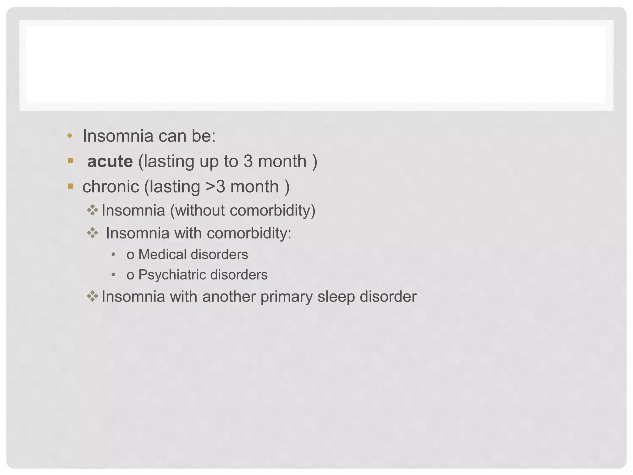 Insomnia | PPTX