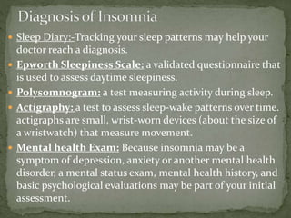 Insomnia | PPTX