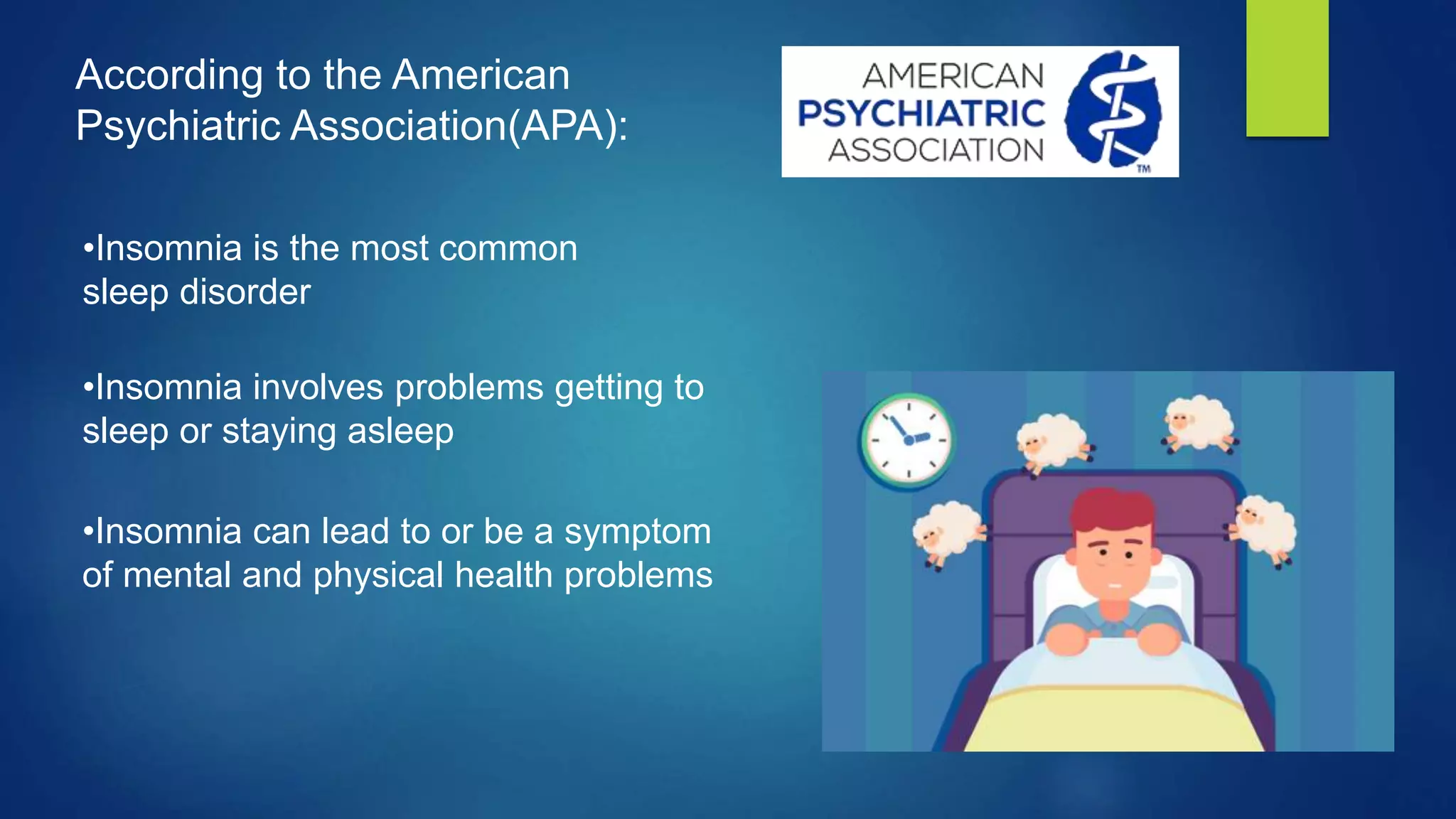 Neurobiological basis Insomnia | PPTX | Sleep Disorders | Diseases and Conditions