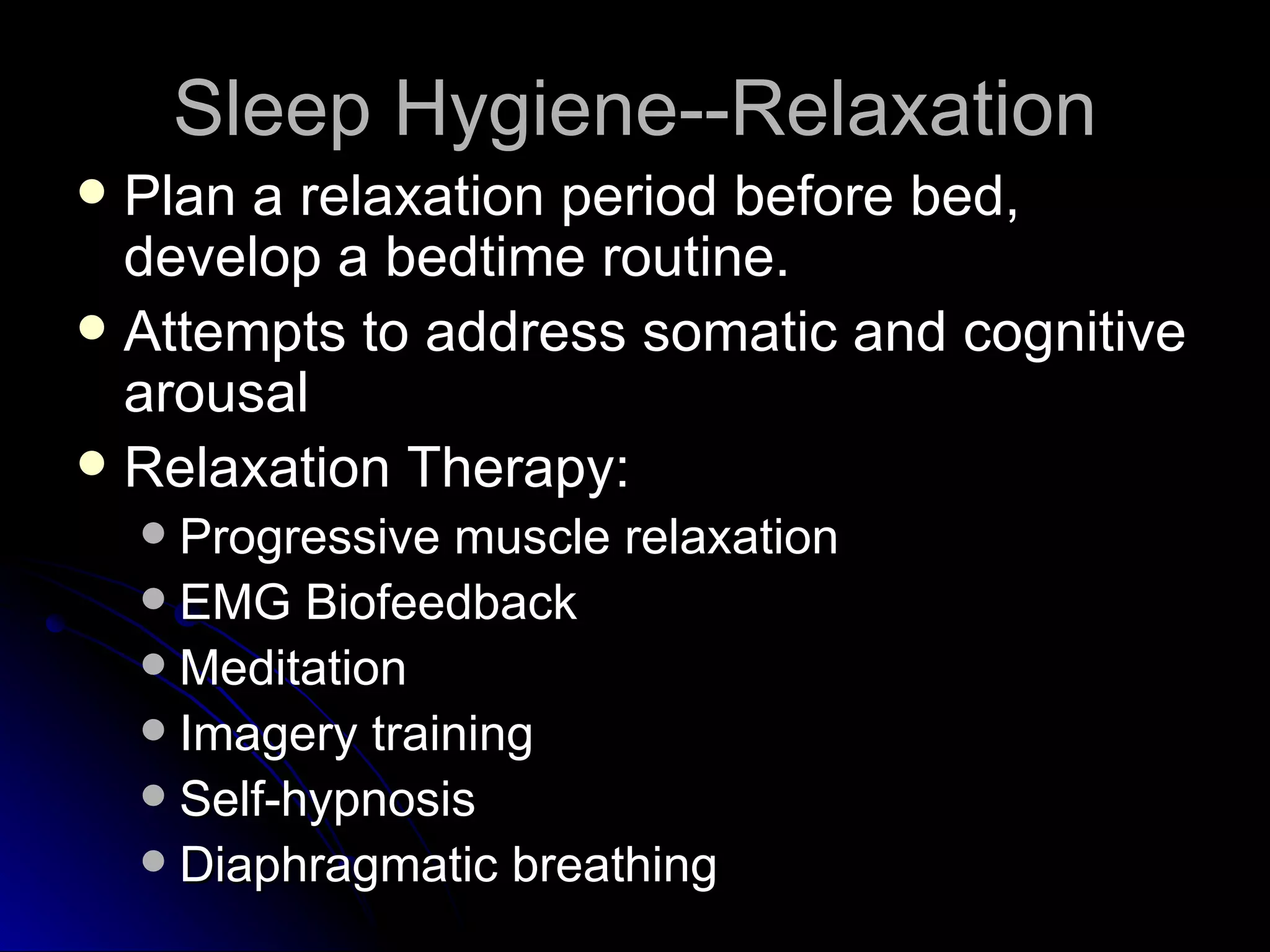 Insomnia Presentation | PPT