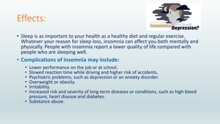 Insomnia | PPTX